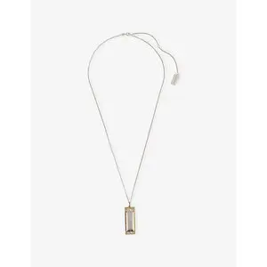 LEMAIRE Harmonica Rhodium-plated Pendant Necklace - Multicolor