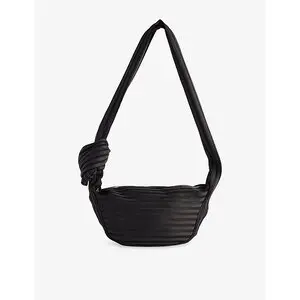 Issey Miyake Linear Knit Shoulder Bag