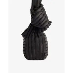 Issey Miyake Linear Knit Shoulder Bag