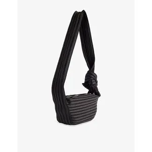 Issey Miyake Linear Knit Shoulder Bag