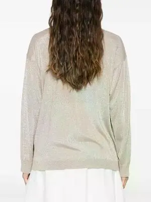 Fabiana Filippi V-neck Long-sleeve Sweater