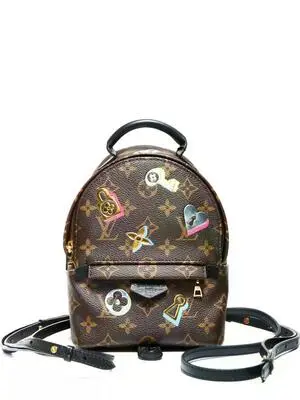 LOUIS VUITTON 2018 Palm Springs Monogram Lovelock Backpack - Brown