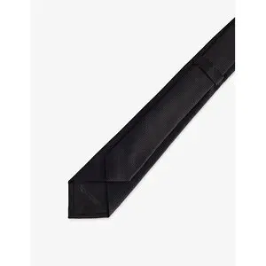 TOM FORD Woven Silk Slim Tie - Black