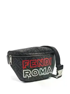 Fendi Ff-motif Logo-print Belt Bag