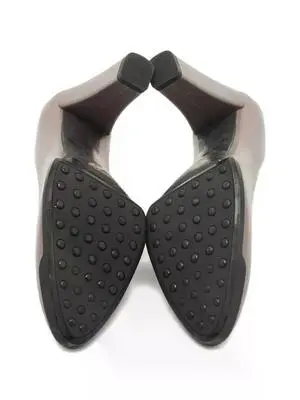 TOD'S Block-heel Leather Pumps