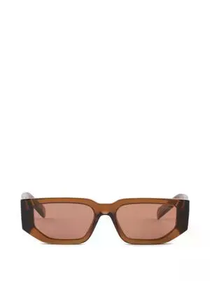 Prada Rectangle-frame Sunglasses - Brown