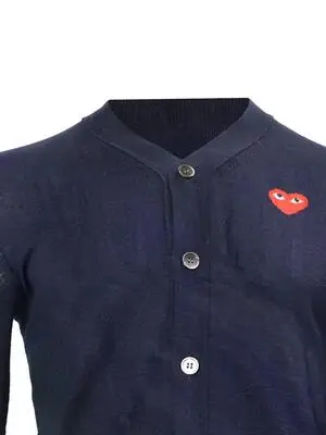 Comme Des Garçons Heart-logo Cardigan