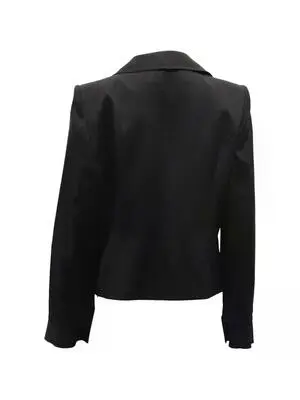 Valentino Garavani Single-breasted Blazer With Ruffle Cuffs