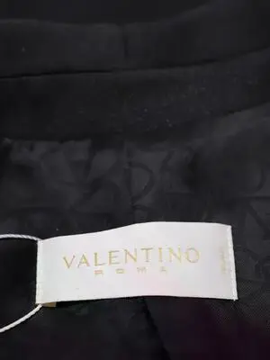 Valentino Garavani Single-breasted Blazer With Ruffle Cuffs