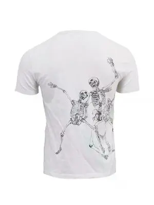 Alexander McQueen Dancing Skeletons Cotton T-shirt