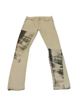 Helmut Lang Darted Printed Trousers