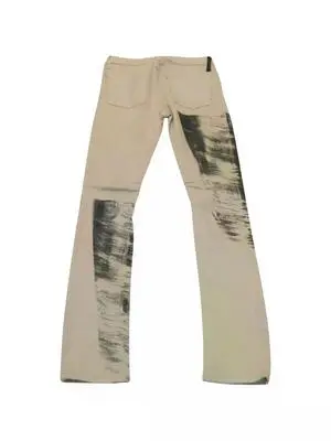 Helmut Lang Darted Printed Trousers