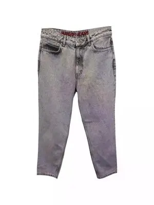 BOSS Logo Patch Five Pocket Jeans