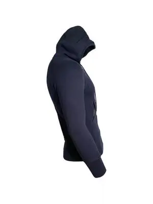 Thom Browne 4-bar Zip Hoodie - Blue