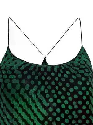 Theory Polka-dot Silk Top