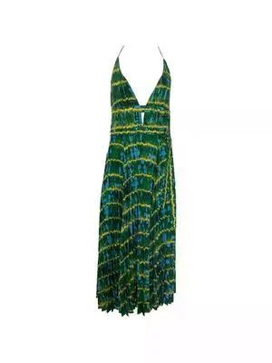 Altuzarra Winda Pleated Maxi Dress