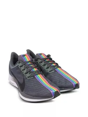 Nike Zoom Pegasus Turbo Rainbow-stripe Sneakers - Grey