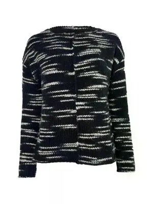 NILI LOTAN Crew-neck Long-sleeve Sweater
