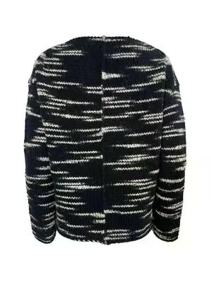 NILI LOTAN Crew-neck Long-sleeve Sweater