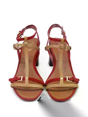 TOD'S T-strap Block-heel Sandals