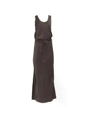 Brunello Cucinelli Drawstring Maxi Dress