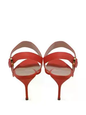 SERGIO ROSSI Slingback Leather Sandals