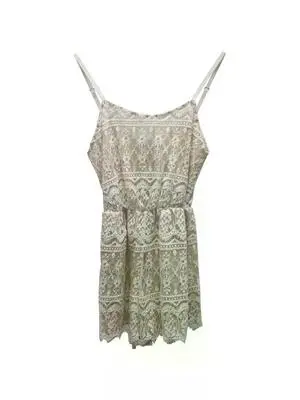 Alice + Olivia Lace Sleeveless Playsuit