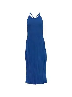 Blue Ribbed Dresses