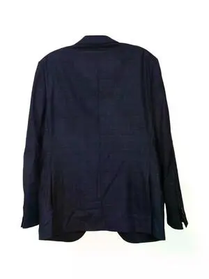 Ermenegildo Zegna Plaid Single-breasted Blazer