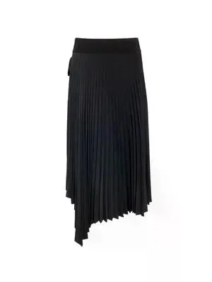JOSEPH Ade Pleated Asymmetric Midi Skirt