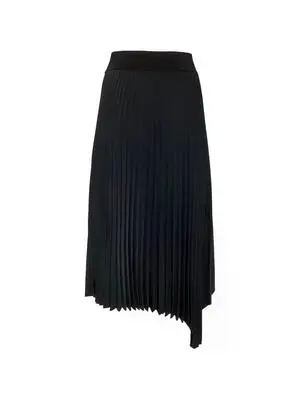 JOSEPH Ade Pleated Asymmetric Midi Skirt