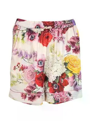 Dolce & Gabbana Floral-print Elasticated Shorts