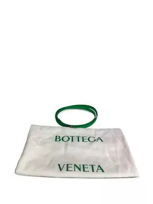 Bottega Veneta Triangle-buckle Leather Belt - Green