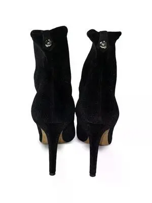 GIUSEPPE ZANOTTI Glitter-embellished Ankle Boots