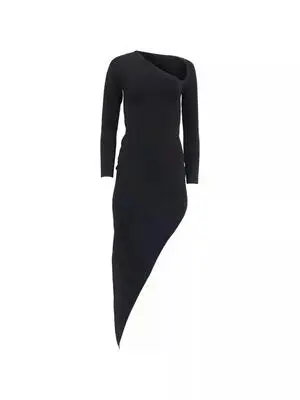 ALEXANDER WANG Asymmetric Midi Dress