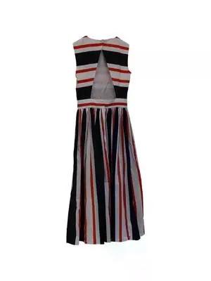 Dolce & Gabbana Striped Midi Dress