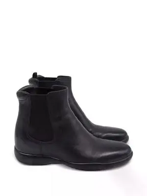 Prada Chelsea Leather Ankle Boots