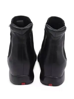 Prada Chelsea Leather Ankle Boots