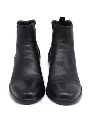 Prada Chelsea Leather Ankle Boots