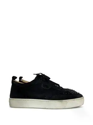 CHRISTIAN LOUBOUTIN Happyrui Spikes Suede Sneakers