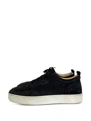 CHRISTIAN LOUBOUTIN Happyrui Spikes Suede Sneakers