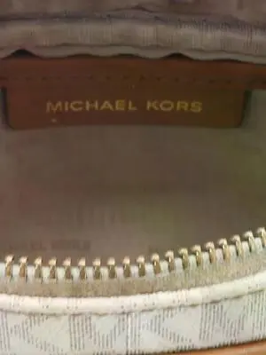 Michael Kors Logo-print Cross-body Bag With Chain Detail