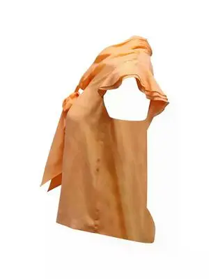 Alice + Olivia Jeannie Neck-tie Silk Blouse