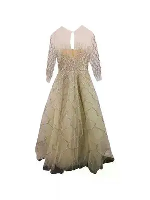Oscar De La Renta Quarter-sleeve Dress
