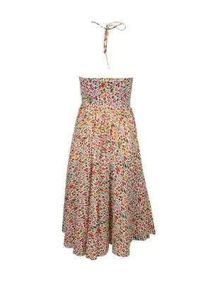 Caroline Constas Gretta Printed Midi Dress