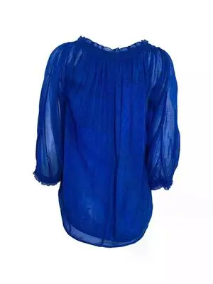 Diane Von Furstenberg Puff-sleeves Blouse