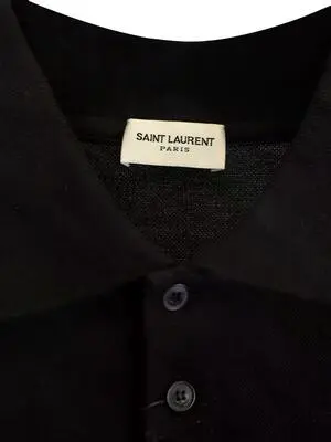 Saint Laurent Cassandre Logo Polo Shirt