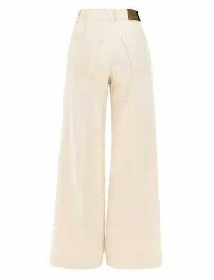 Aspesi Cotton Denim Wide Leg Jeans