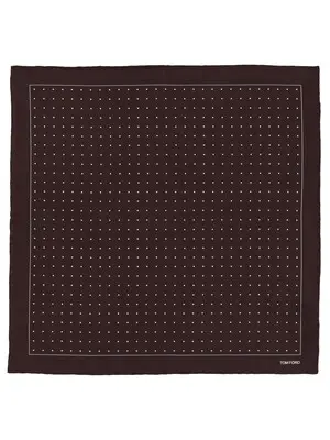 TOM FORD Pocket Handkerchief - Bordeaux