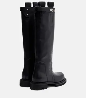 Rick Owens Gabe Leather Knee-high Boots